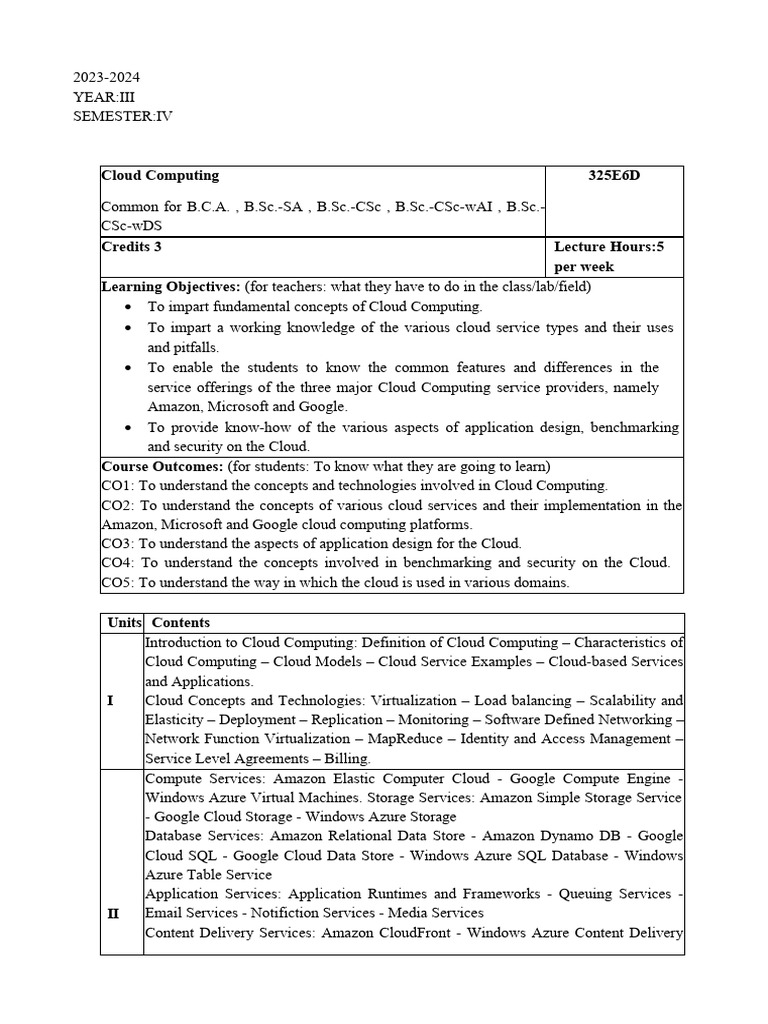 Cloud Computing Pdf Cloud Computing Software As A Service