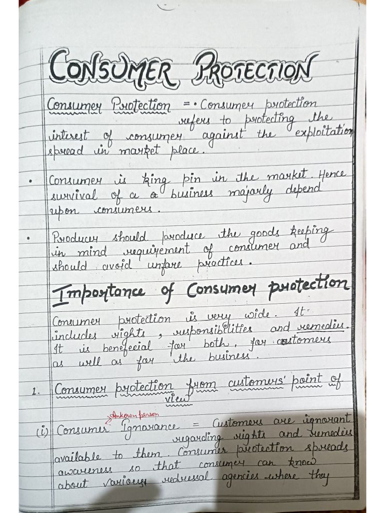 Consumer Protection | PDF