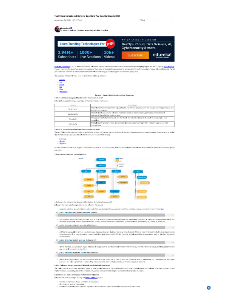 Java Interview | PDF