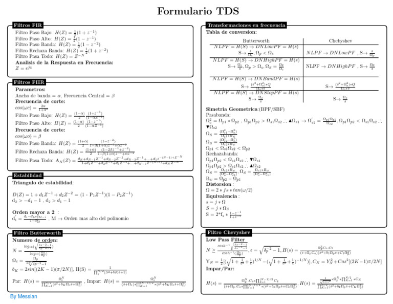 Formulario TDS v2 | PDF | Acústica | Electrónica de audio