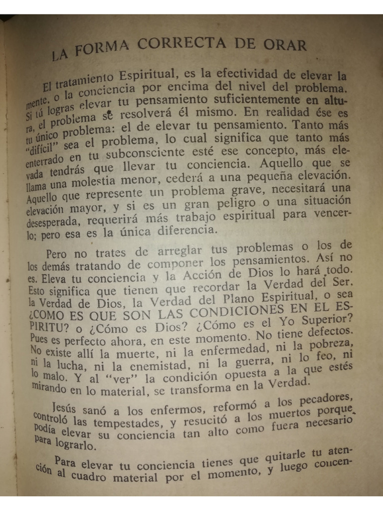 forma correcta de orar | PDF