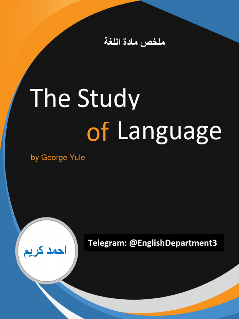 The Study of Language (Linguistics) - SBR | PDF | Syllable | Phonetics