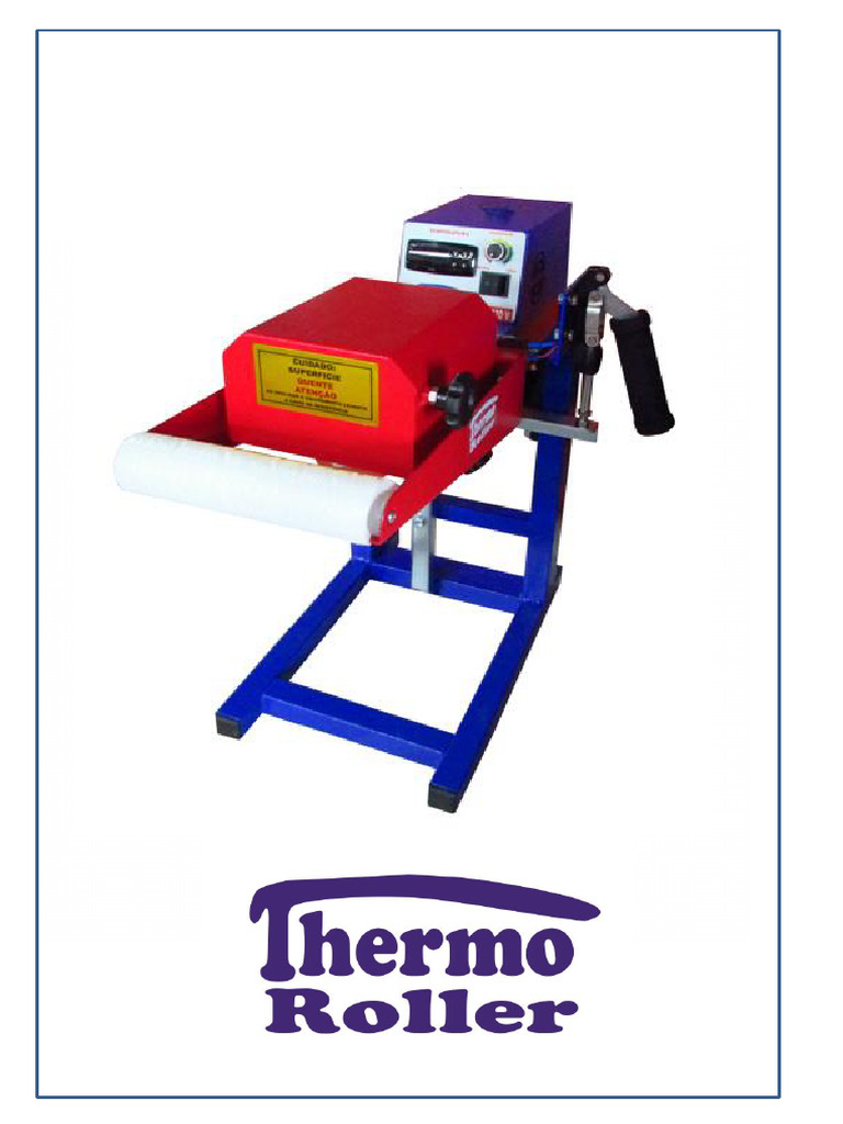 Manual do Thermo Roller TR1 | PDF | Temperatura | Máquinas