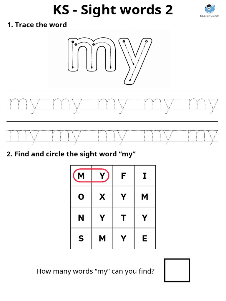 KS - Sight Words 2 | PDF