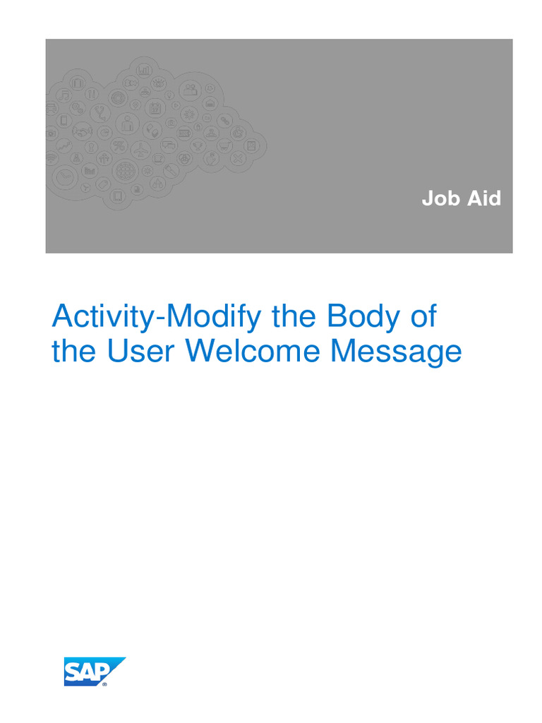 Activity-Modify The Body of The User Welcome Message | PDF | Ibm Db2 ...