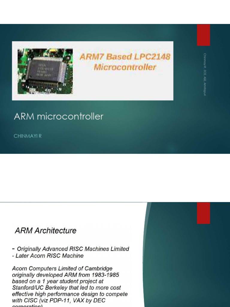 Arm PPT Full | PDF | Central Processing Unit | Computer Science