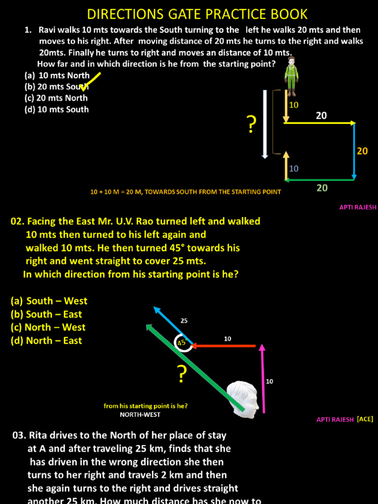 Directions Gate Practice Book | PDF