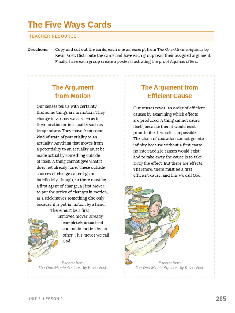 5 Ways | PDF | Western Philosophy | Metaphysics