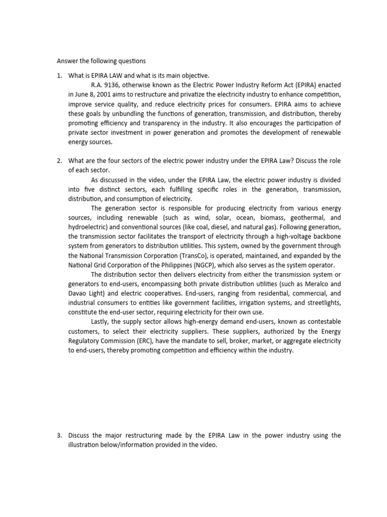 Power J Water and Telecom Industries | PDF | Electric Power Industry ...