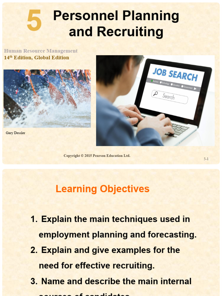 Chapter 5 Recruitment SLIDE5 | PDF | Recruitment | Human Resource Management