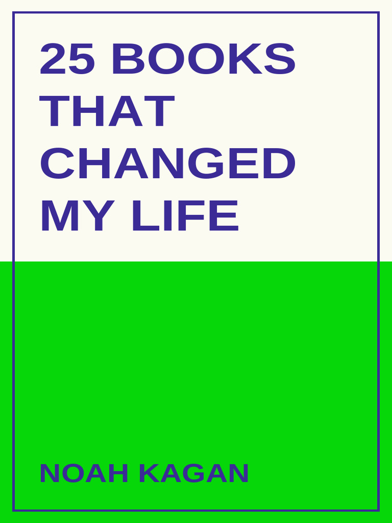 25 Books That Changed My Life | PDF