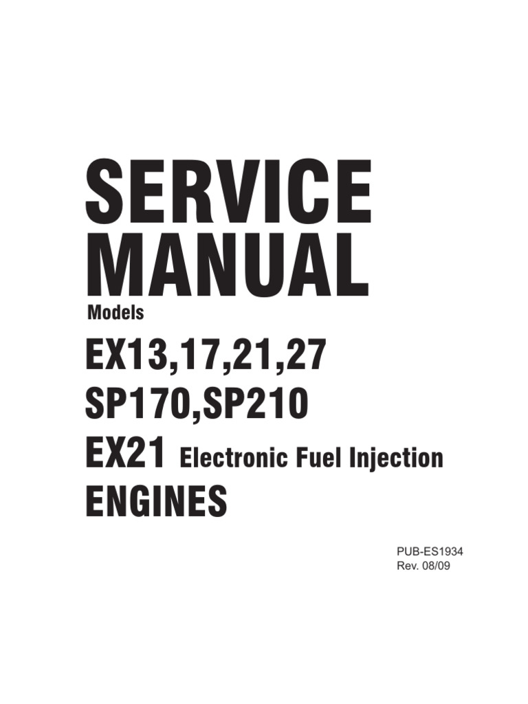 Subaru-EX Manual | PDF | Horsepower | Piston