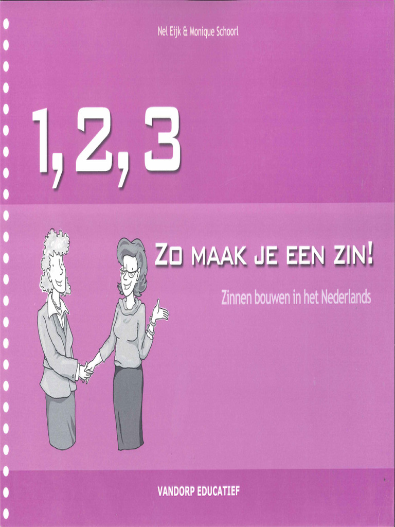 123 zo maak je een zin 封面封底 | PDF