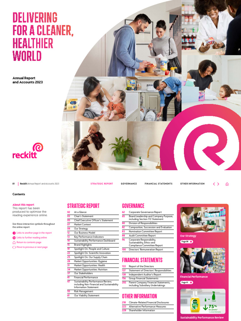 Reckitt Ar23 Final Interactive | PDF | Brand | Hygiene