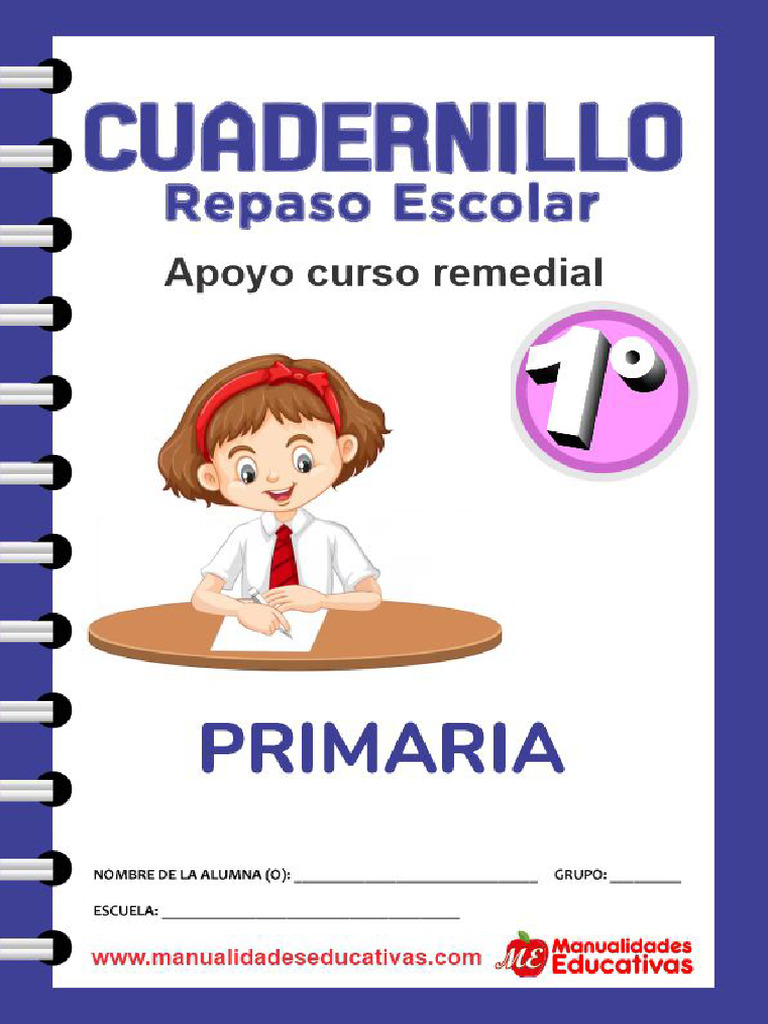 1 Cuadernillo Remedial 1ro de Primaria | PDF 1 Cuadernillo Remedial 1ro de Primaria | PDF