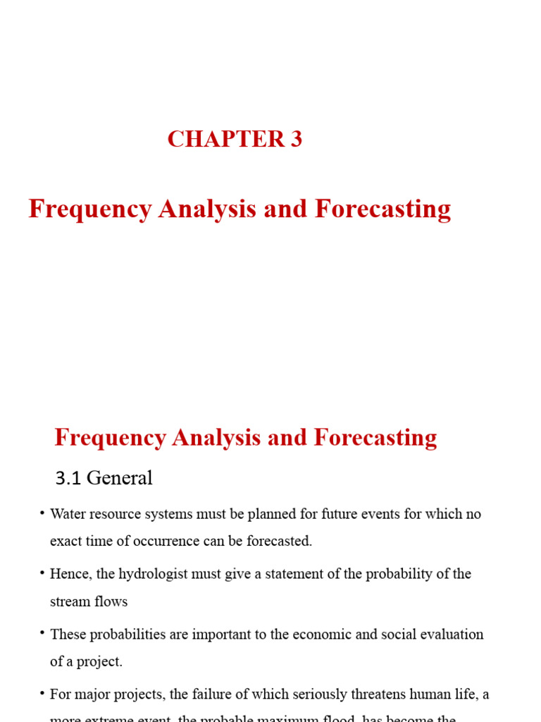 Chapter 3 Frequency Analysis | PDF | Confidence Interval | Risk
