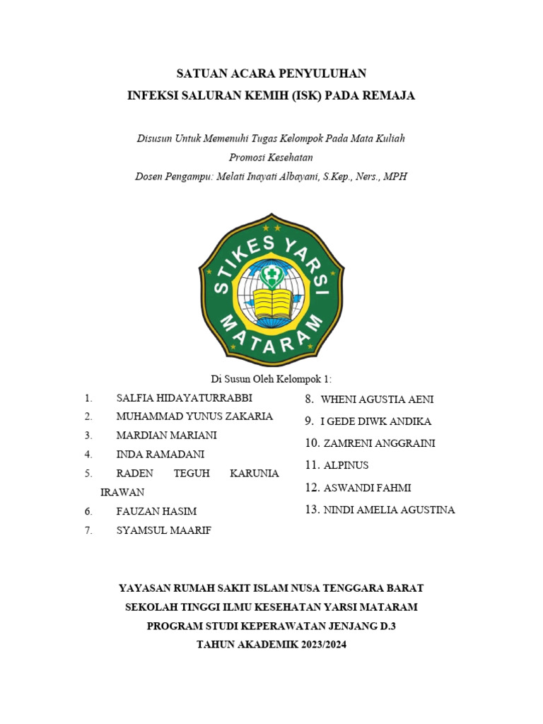Sap Isk Pada Remaja | PDF | Sains & Matematika