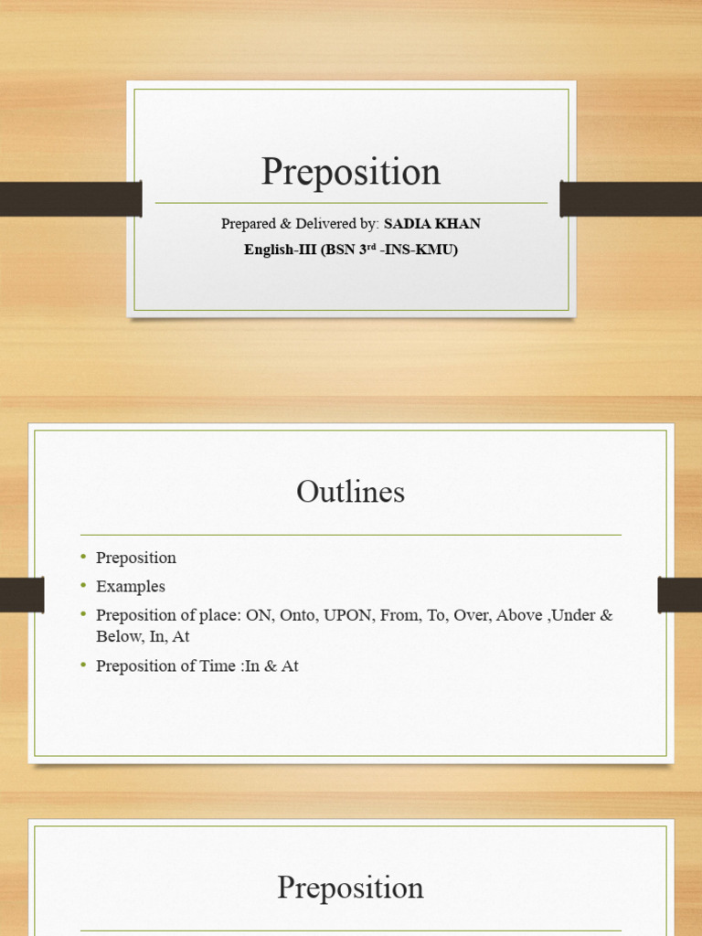 Preposition | Download Free PDF | Preposition And Postposition | Pronoun