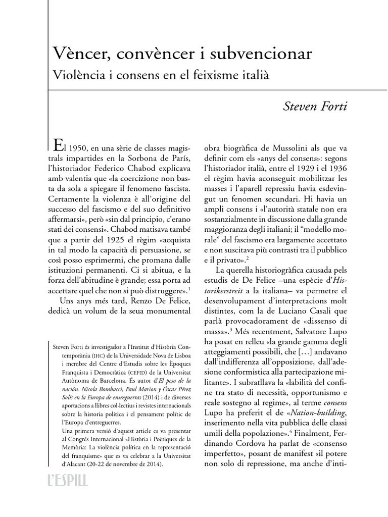 Ovra Steven Forti | PDF