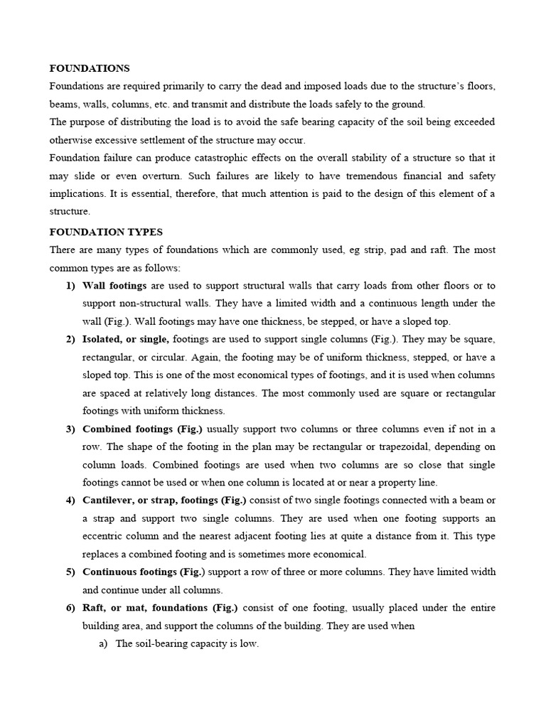 Foundation Design Pad Footing Design - ST | PDF | Deep Foundation | Foundation (Engineering)