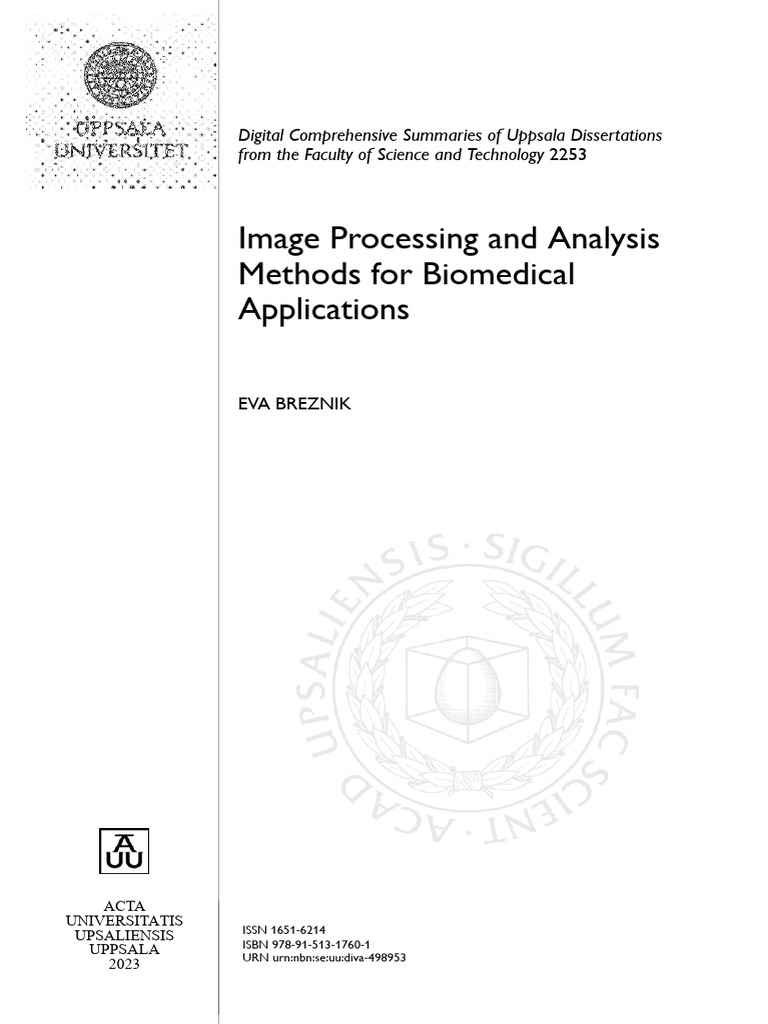 FULLTEXT01 | PDF | Image Segmentation | Computer Vision