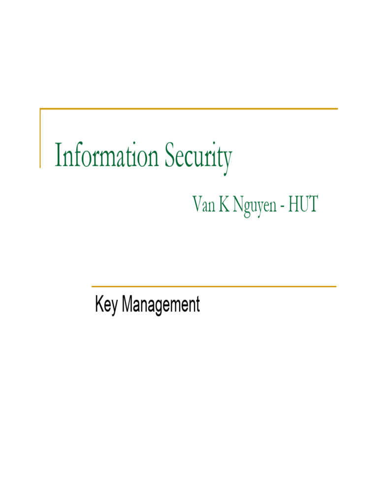 C5 Key Management | PDF | Public Key Cryptography | Public Key Certificate
