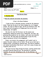 SC READY ELA Sample Items Guide | PDF