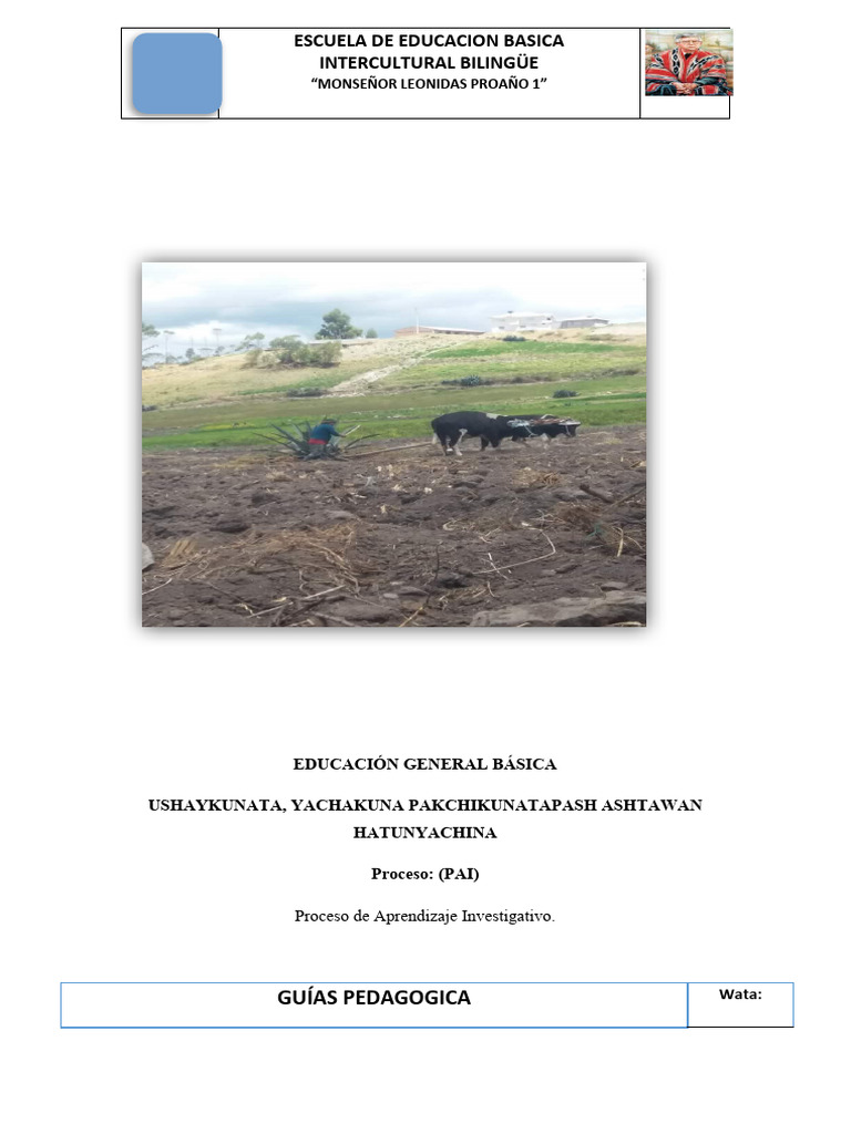 Guía U55-C1 8VO KICHWA | PDF