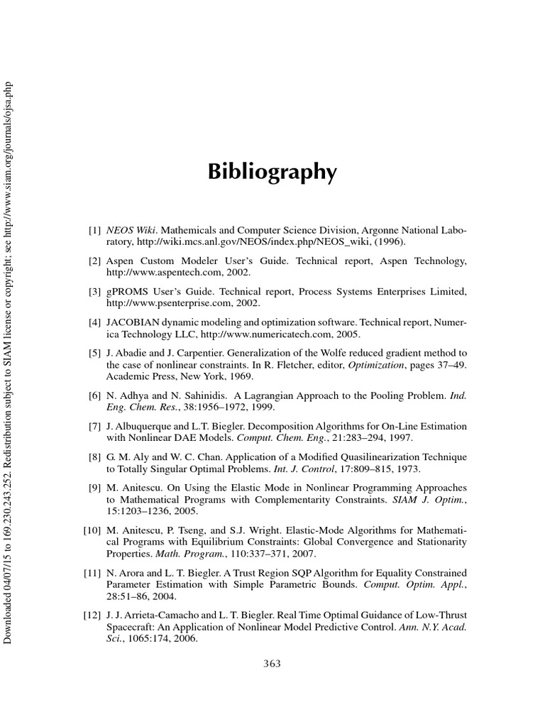 Nonlinear Programming Concepts Algorithms And Applications To