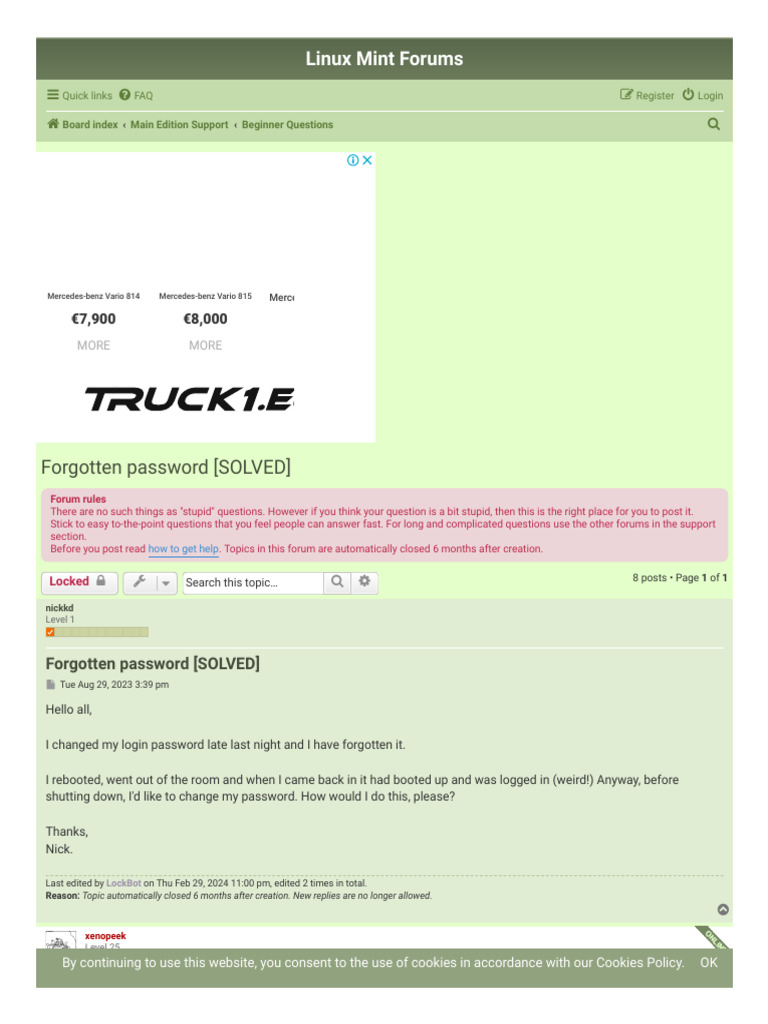 Linux Mint Password Reset Guide | PDF | Booting | Password