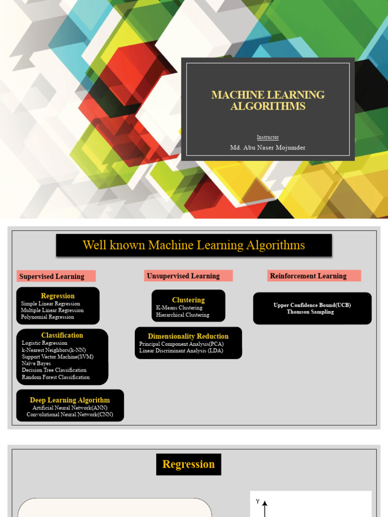 Machine Learning Class Slide | PDF | Regression Analysis | Linear Regression