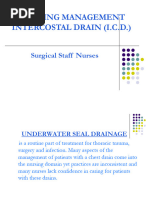 Insertion and Management of Intercostal Chest Drains | PDF | Thorax ...