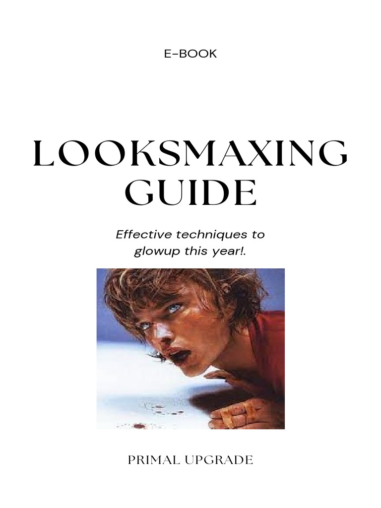 The Looksmaxxing Guide Free | PDF | Bone | Fat