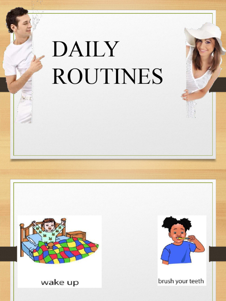Dailyroutines | PDF | Cooking, Food & Wine