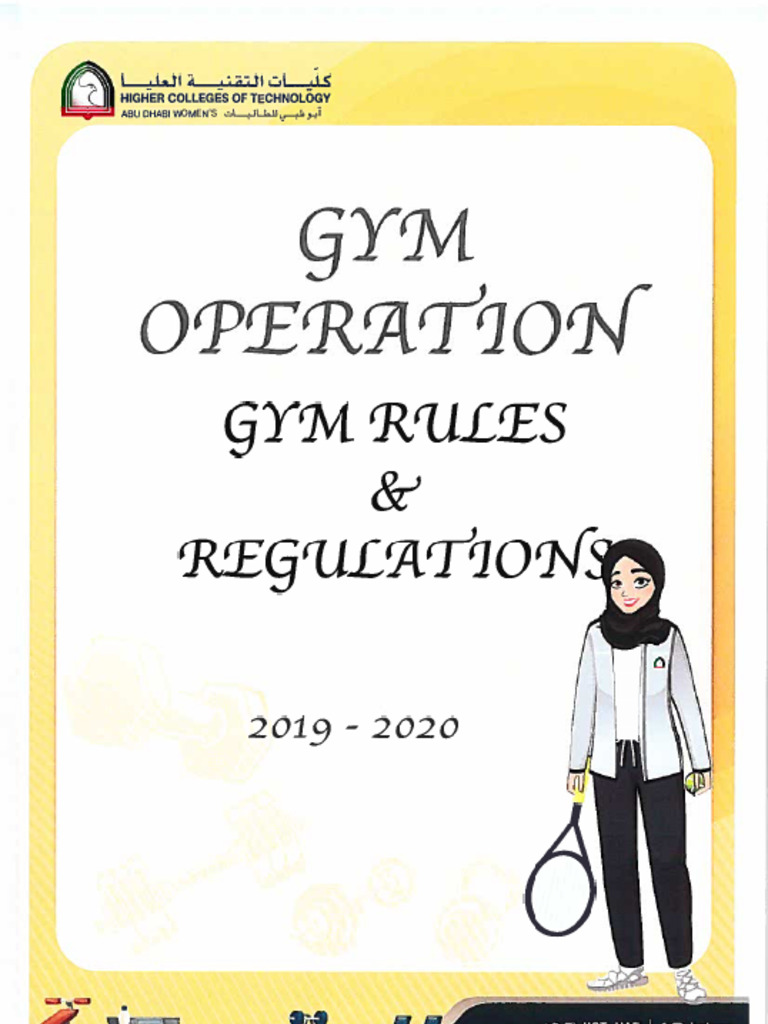 ADW-GYM OPERATION-GYM RULES AND REGULATIONS | PDF