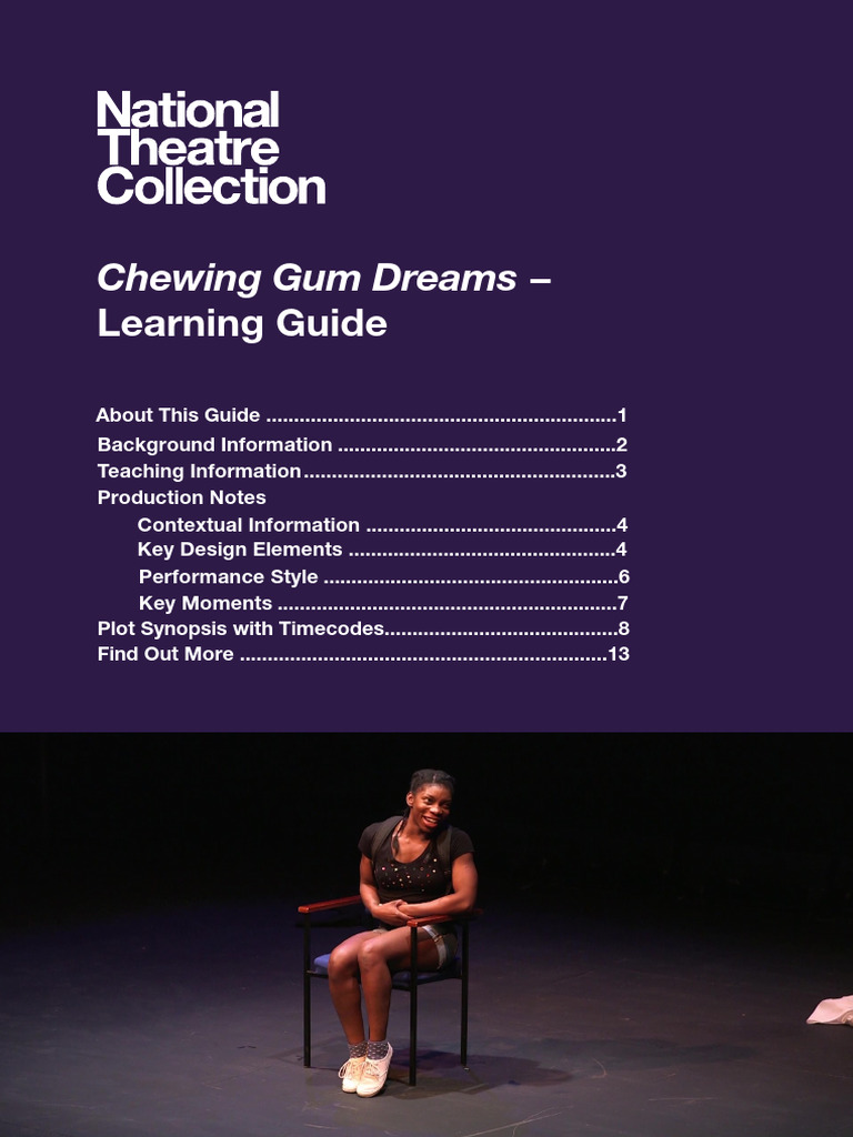Chewing Gum Dreams: Learning Guide | PDF | Language Arts & Discipline ...