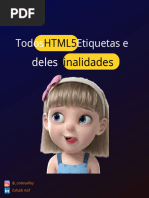 Lista Completa de Tags HTML Com Exemplos PDF Grátis | PDF | Html | Html5