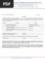 Exam Fee Notification For BE B22 B23 and B24 Batches - July 2025 ...