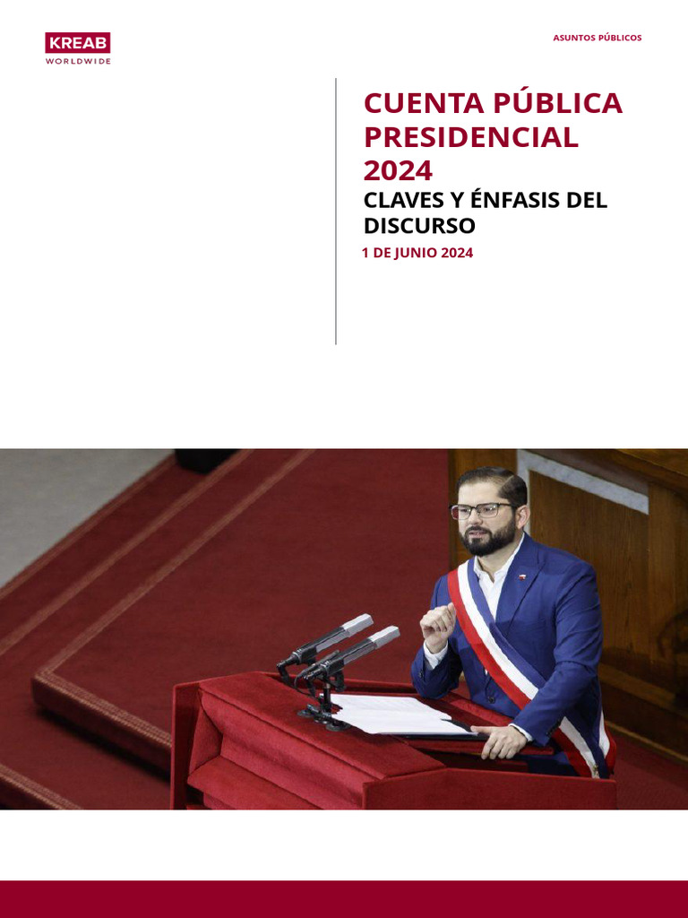 Cuenta P Blica 2024 Kreab Chile 1717358389 | PDF | Chile | Pensión