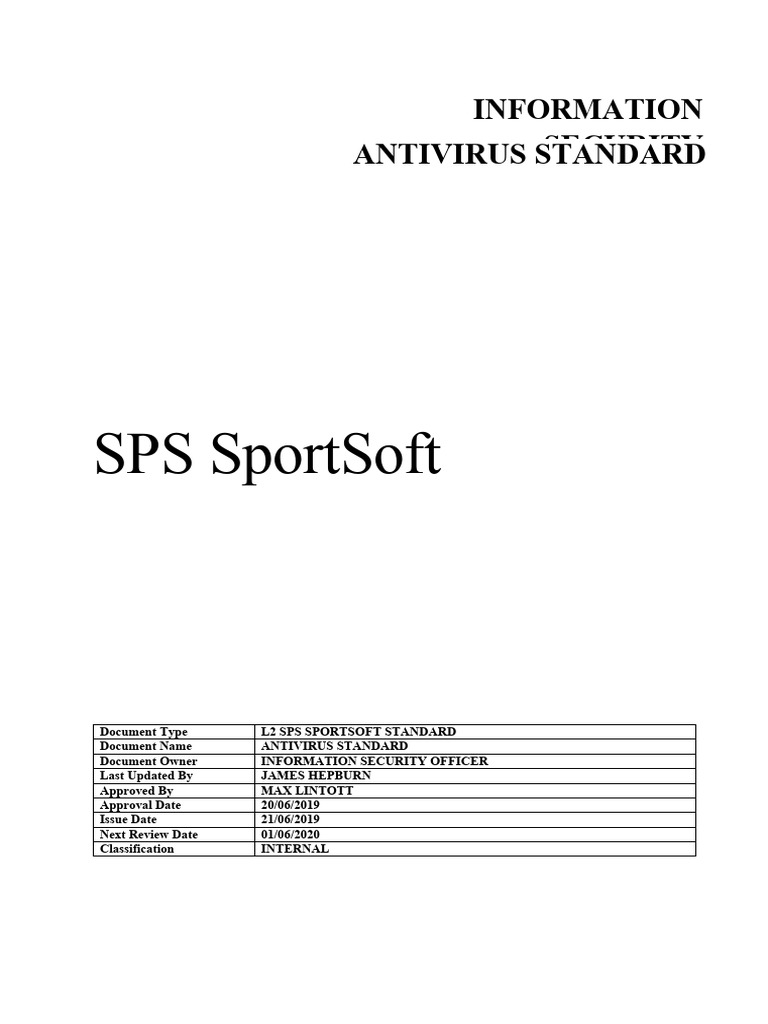 AntiVirus Standard | Download Free PDF | Antivirus Software | Malware