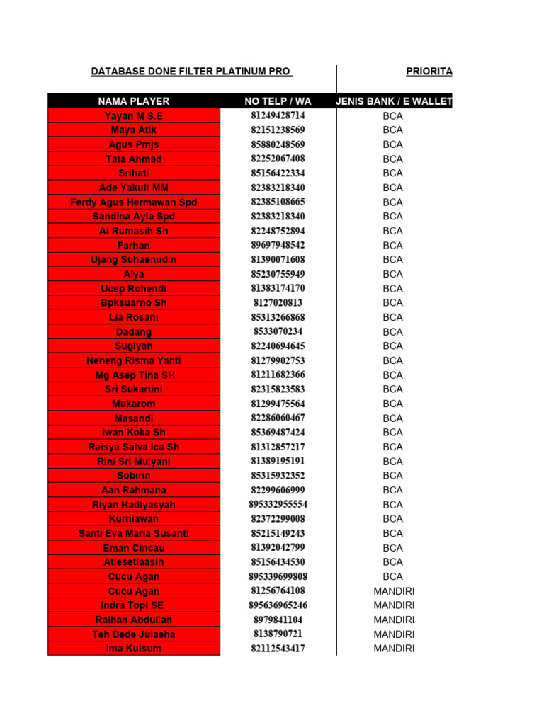 DB PREMIUM 1000 DB SLOT | PDF