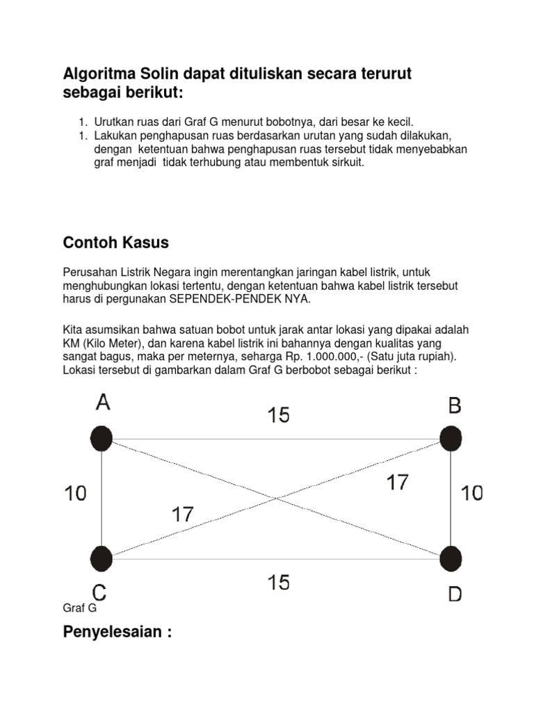 Algoritma Solin | PDF | Metode & Bahan Ajar | Sains & Matematika