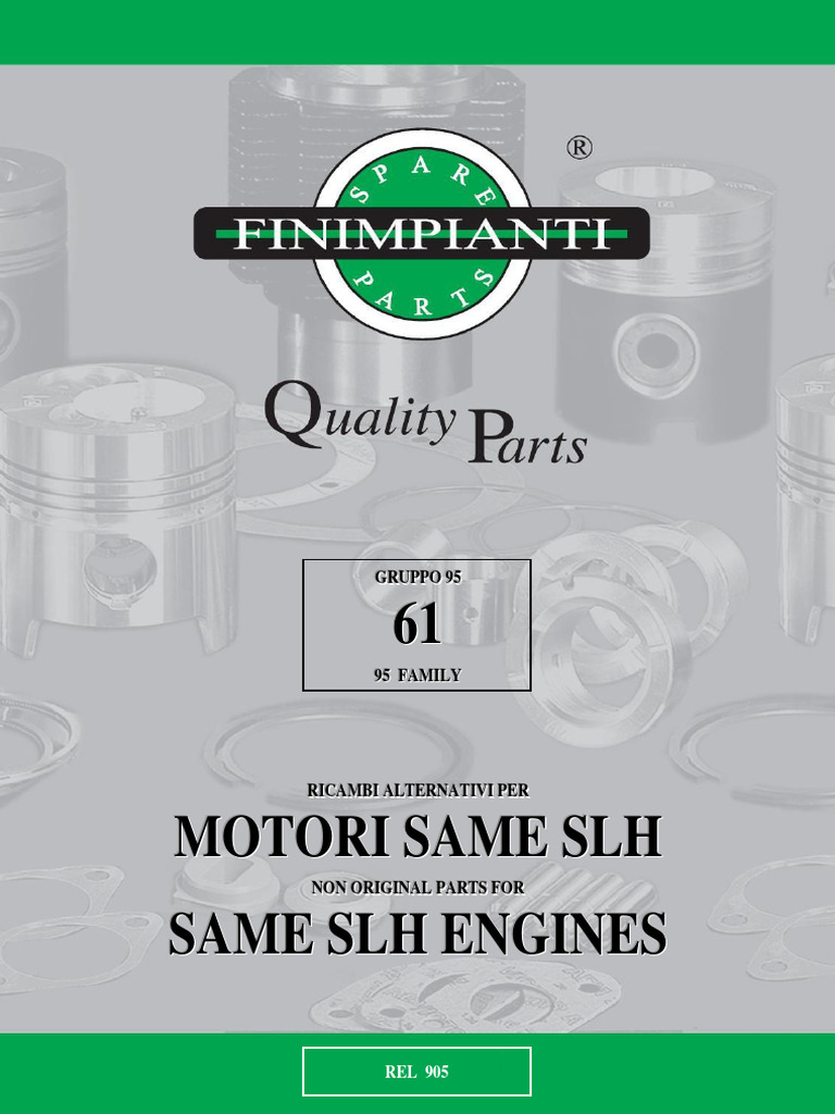 61 Catalogo SAME SLH Promjer 95 | PDF
