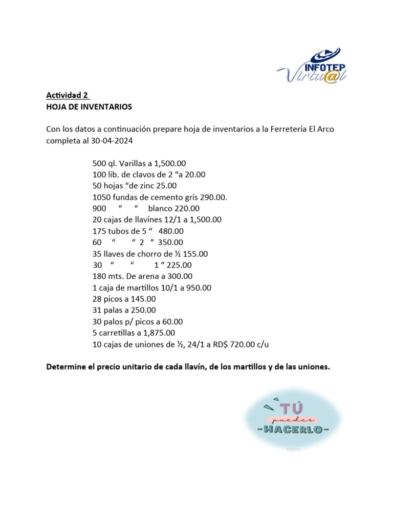Actividad 1 Modulo IV 2024 | PDF