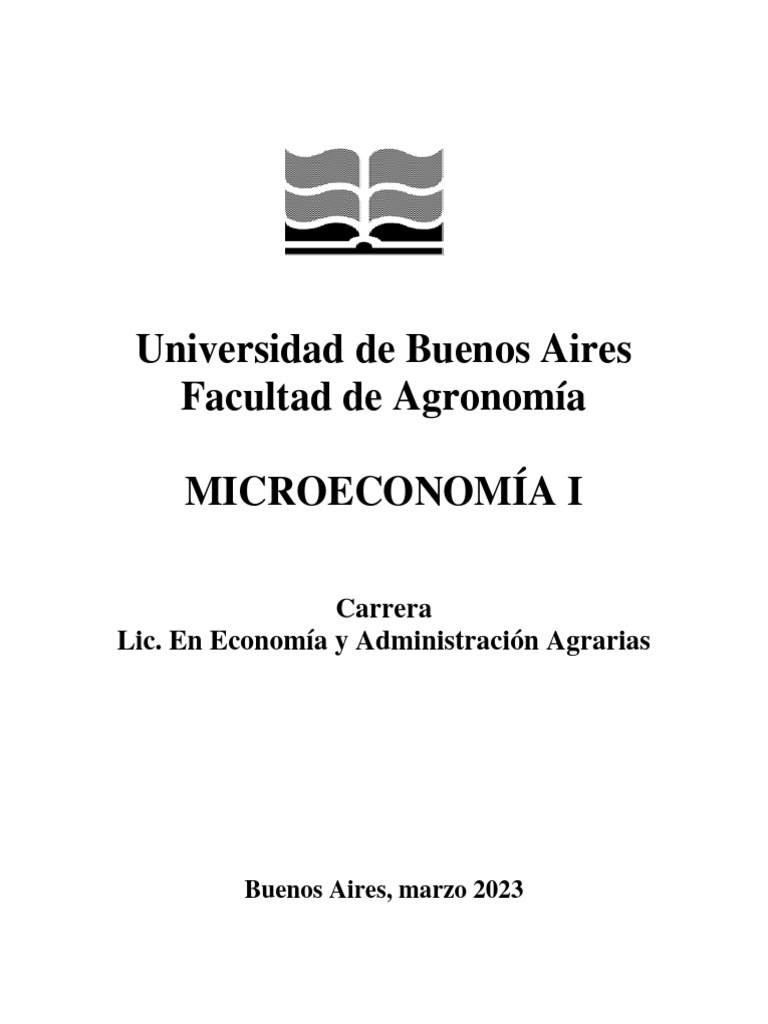 Guia de Problemas Micro 1 LEAA 2023 | PDF | Mercado (economía) | Monopolio