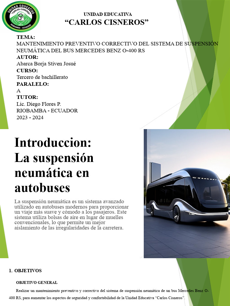 Introduccion La Suspension Neumatica en Autobuses | PDF | Neumática | Neumático