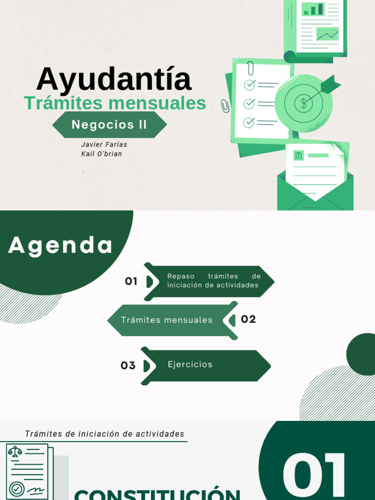 Ayudantía Tramites Mensuales | PDF | Pensión | Salario