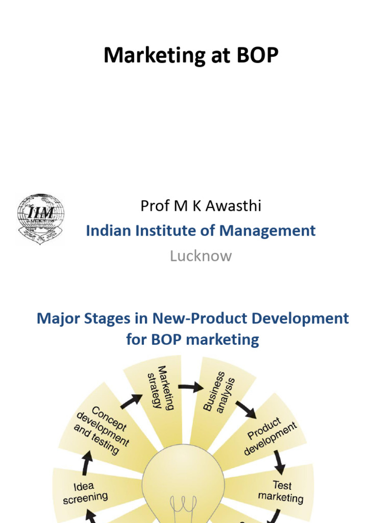 BOP Marketing: New Product Development Guide | PDF | Marketing | Retail