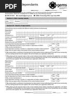 8817 Addition of Dependants Form P1 | PDF | Medicine | Physician