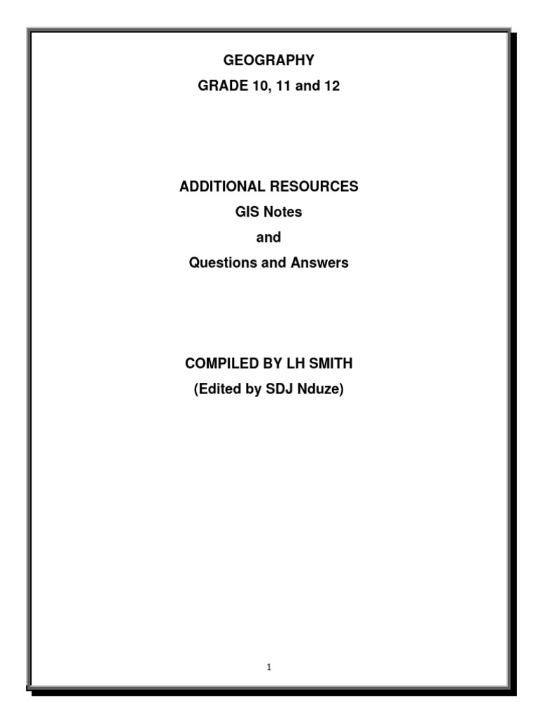 Geographical Information Systems | PDF | Geographic Information System | Topography